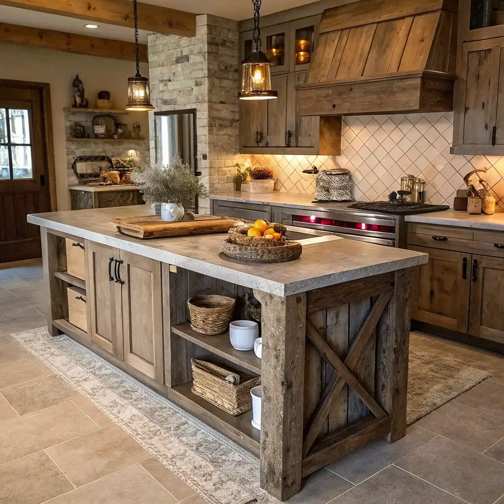 15 Modern Rustic Farmhouse Kitchen Island Ideas You Need